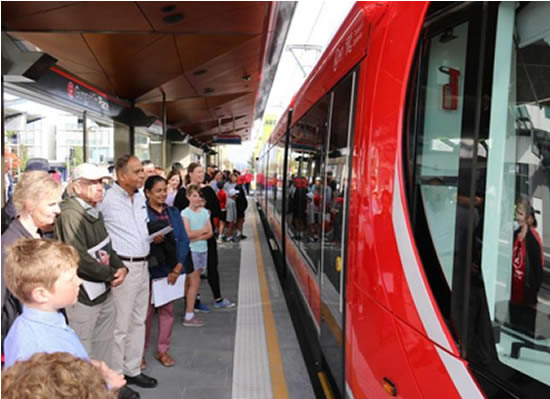 Light rail carries its first million | PS News