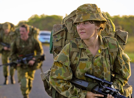 Defence lifts 25% female target to 50% | PS News