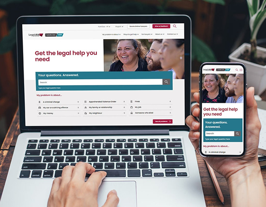 Legal Aid’s website joins with LawAccess | PS News
