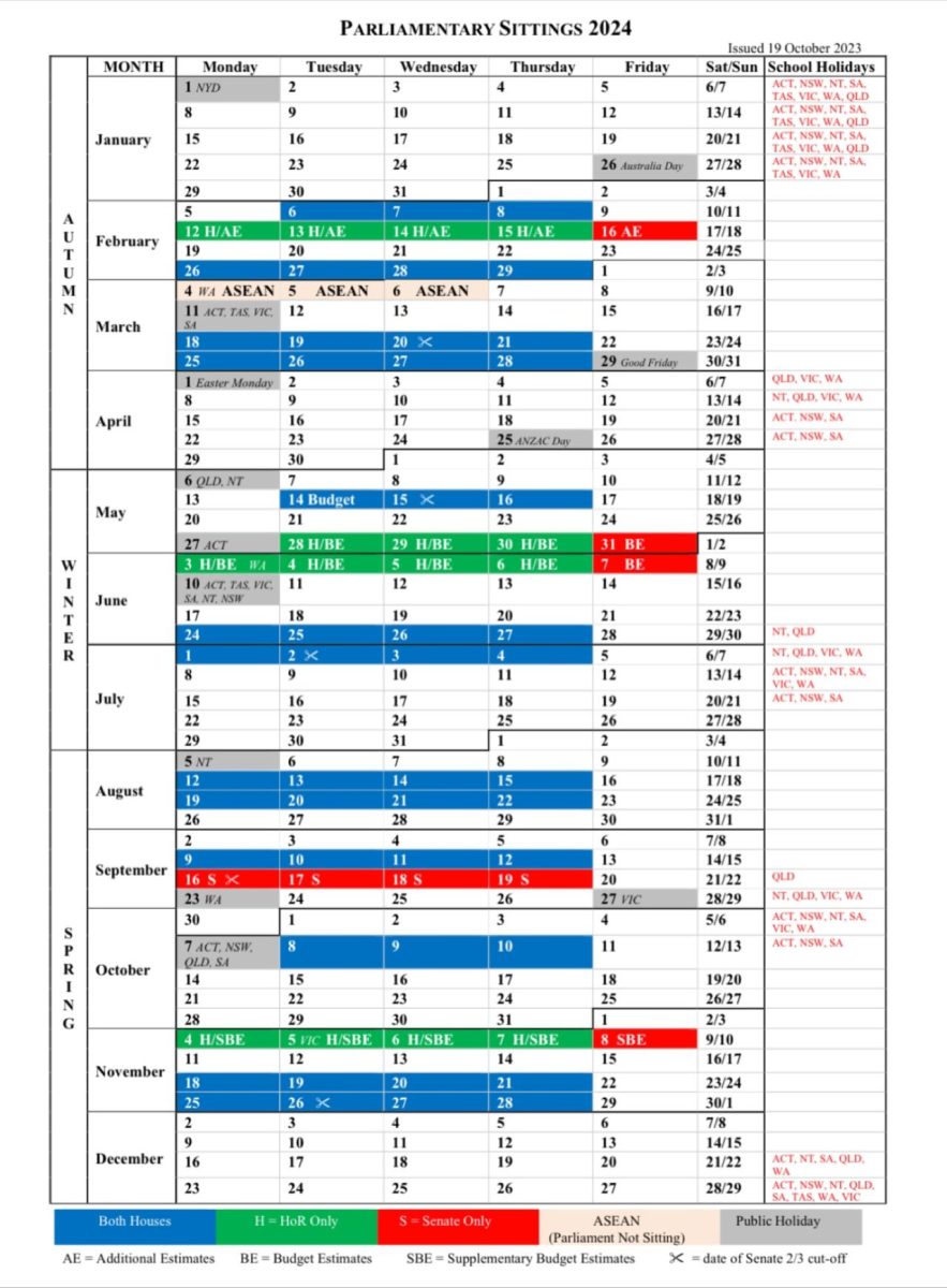2024 Parliamentary sitting calendar released | PS News