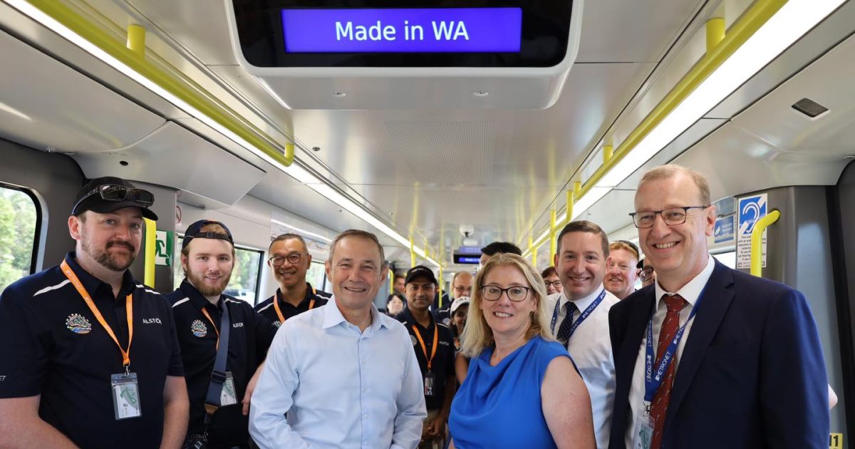 WA's first locally made METRONET train embarks on maiden journey | PS News