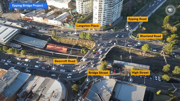 New bridge at Epping junction to relieve major Sydney traffic choke ...