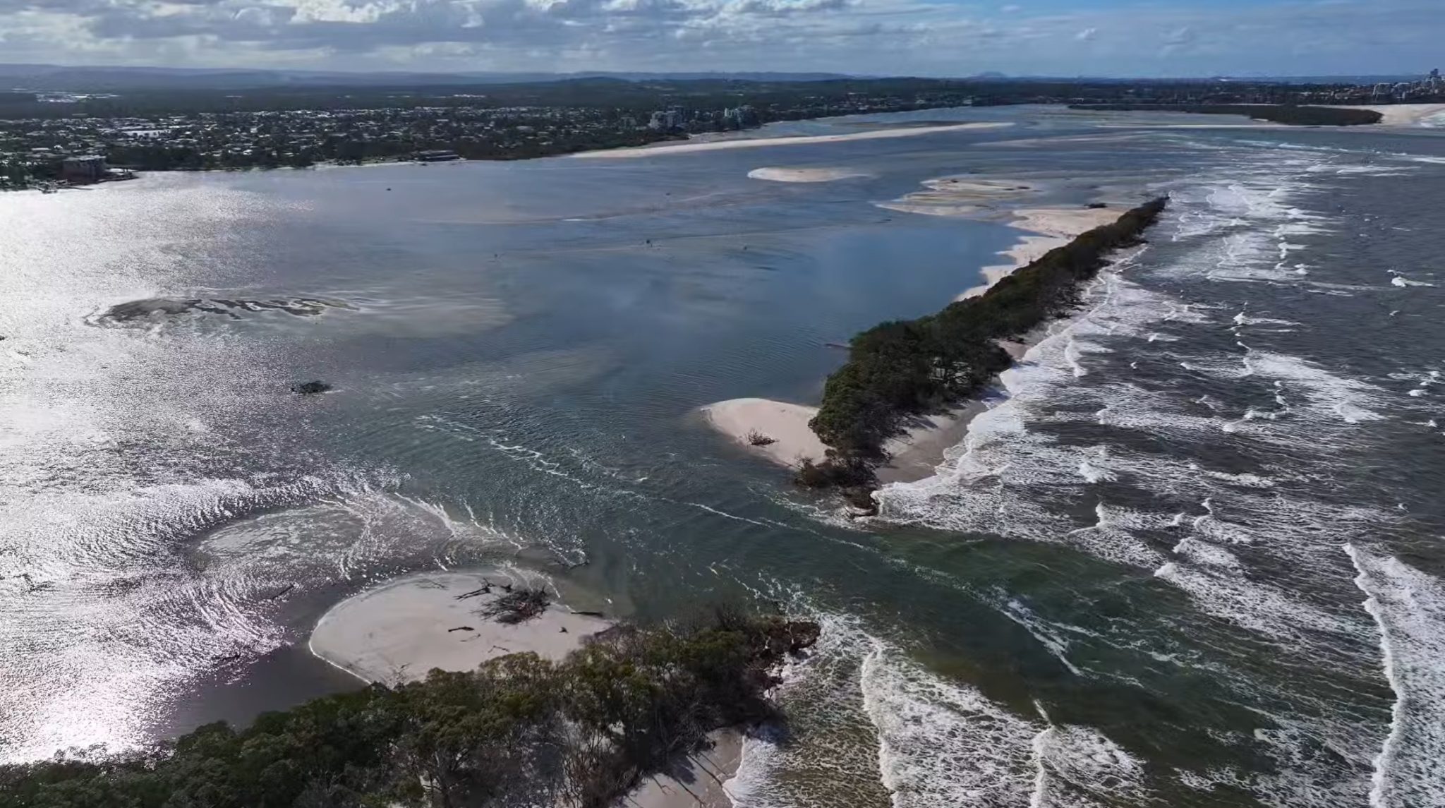 Queensland Government begins review into Bribie Island sandbar breakthrough | PS News